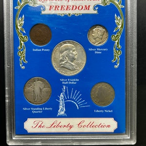 Symbols of American FREEDOM the Liberty Collection Coin Set in Case - Etsy