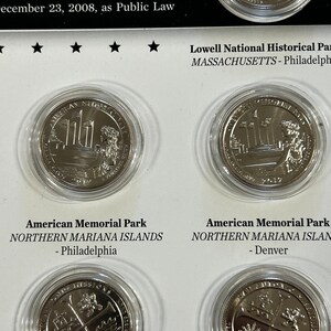 2019 American the Beautiful Quarters, Uncirculated Coin Set (P&D) - Etsy