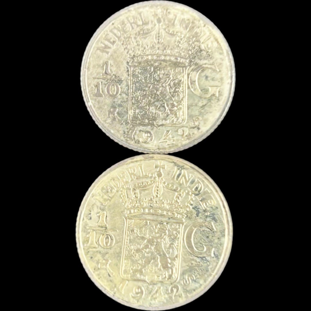 Lot of 2 Netherlands East Indies Coins - Etsy