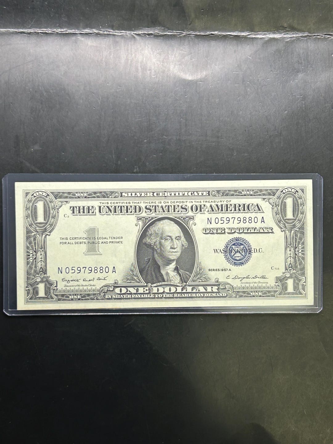 Beautiful 1957 A One Dollar Bill silver Certificate U.S. Note Crisp - Etsy