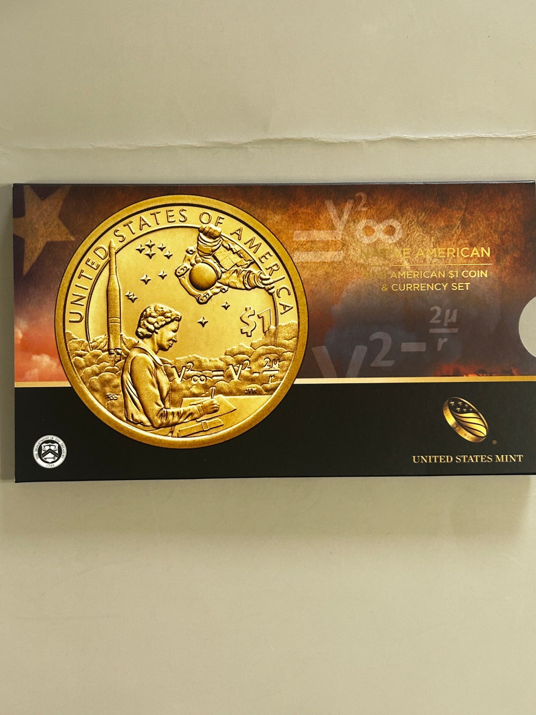 Beautiful 2019 Native American Coin & Currency Set 1 Dollar Enhanced ...