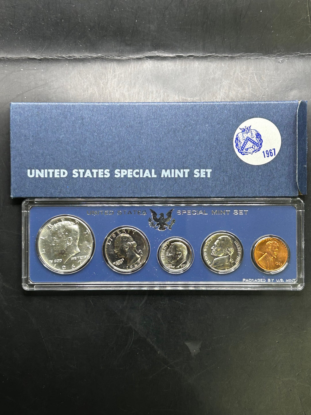 Beautiful Vintage 1967 United States Special Mint Set W/ Original Case ...