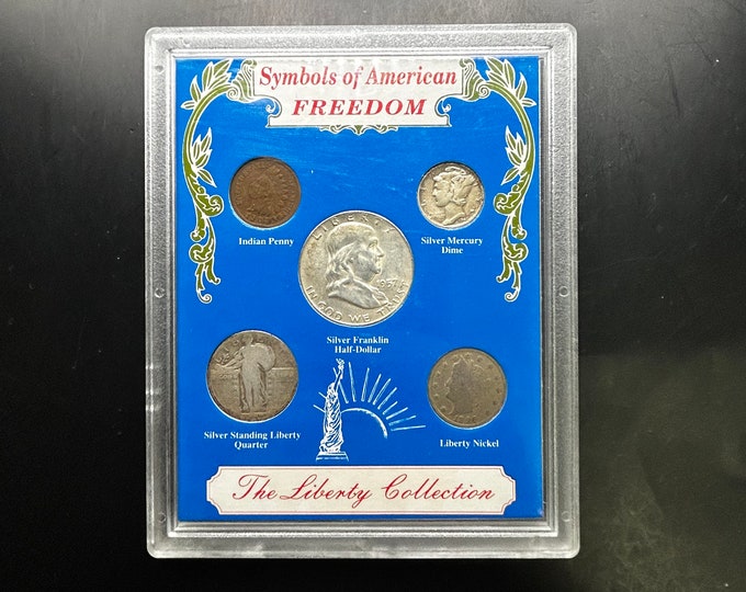Symbols of American FREEDOM the Liberty Collection Coin Set in Case - Etsy