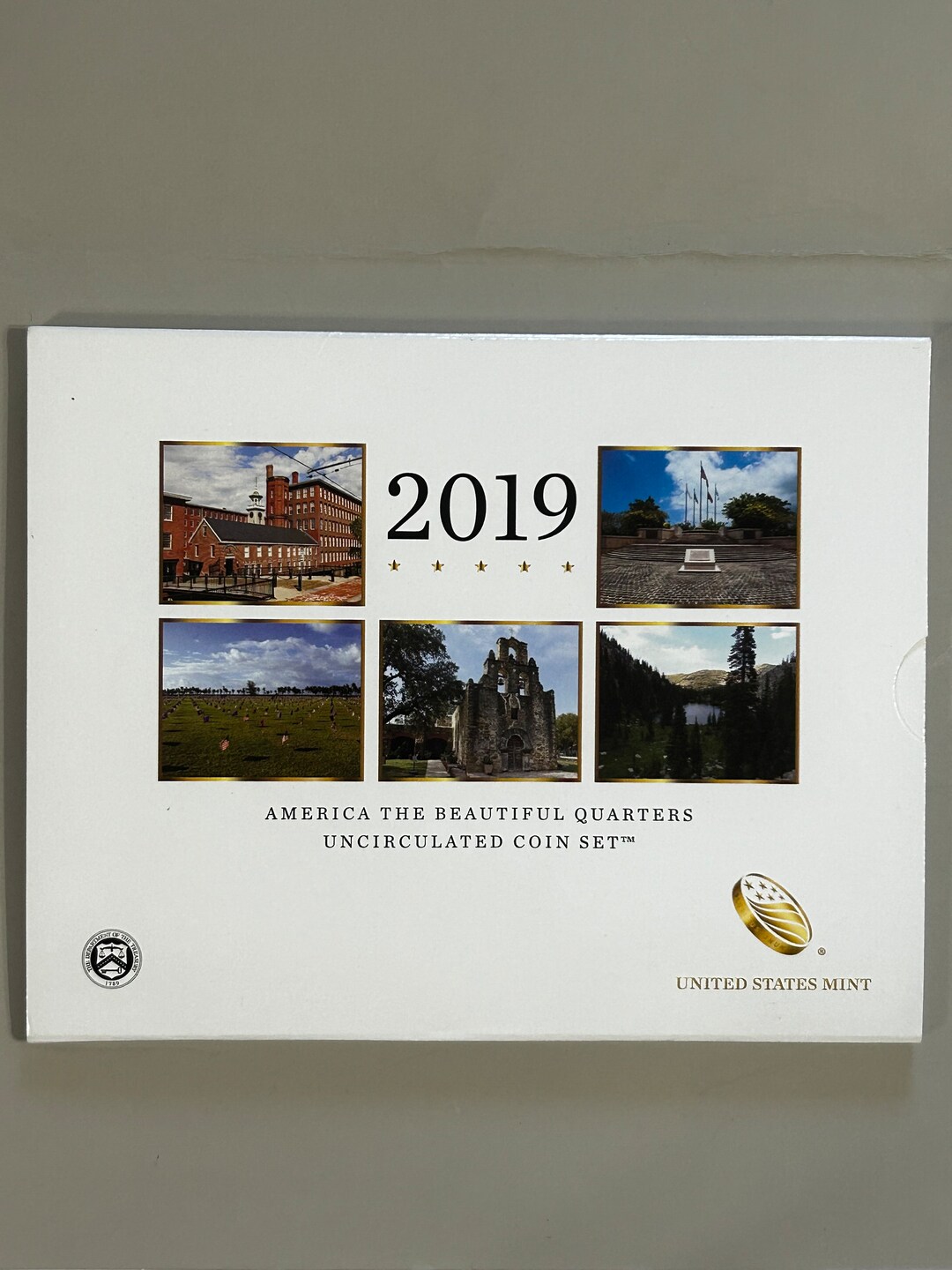 2019 American the Beautiful Quarters, Uncirculated Coin Set (P&D) - Etsy
