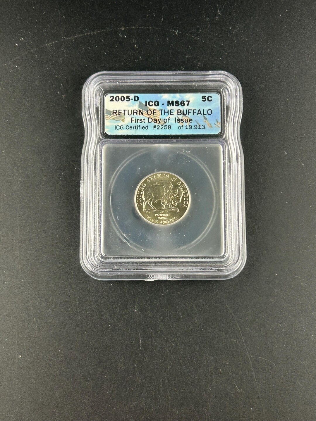 Beautiful 2005-D Return of the Buffalo - First Day of Issue - ICG MS67 - Etsy