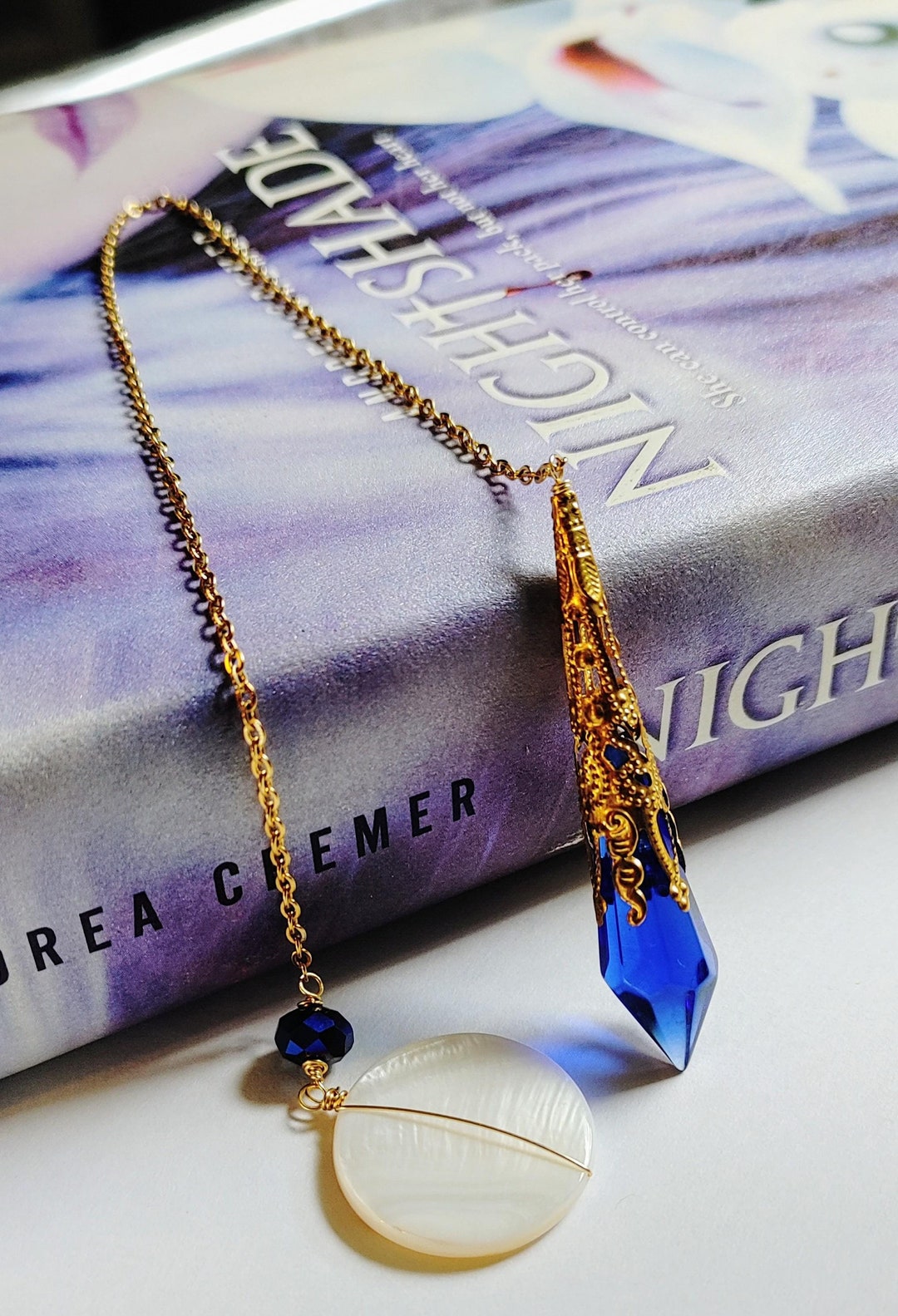 Crystal & Chain Bookmarks - Available in Gold or Silver, Icicle ...