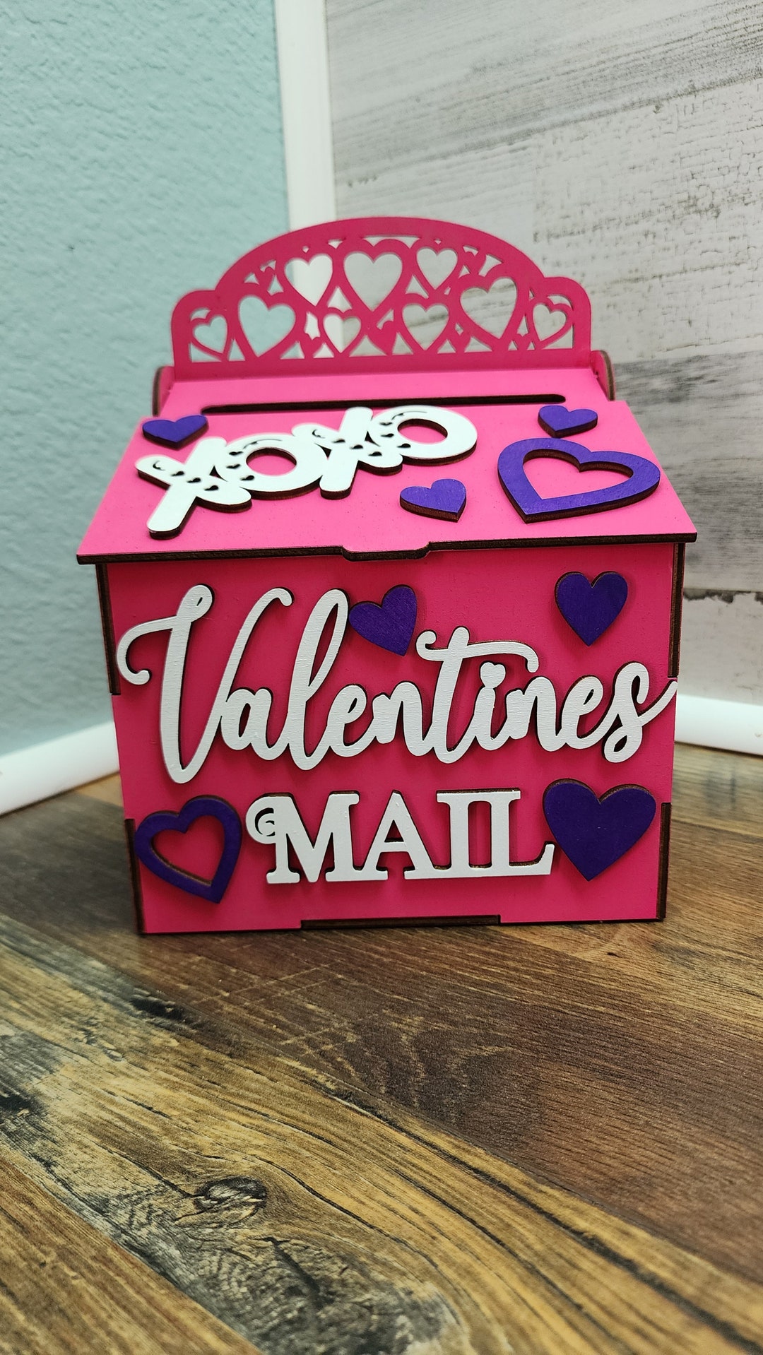 Personalized Valentine's Day Mailbox: School Party Decor - Etsy