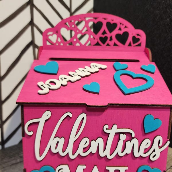 Custom Valentines Shoe Box - Etsy