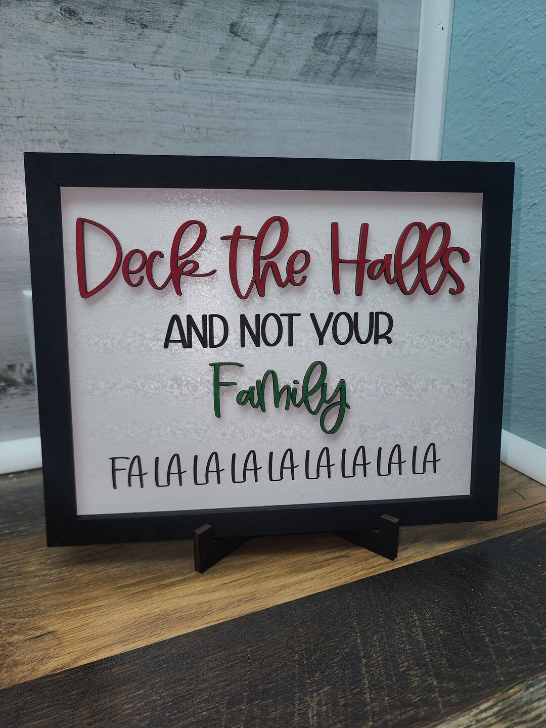 Deck the Halls and Not Your Family | Funny | White Elephant Gift ...