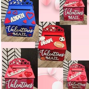 Personalized Valentine's Day Mailbox: School Party Decor - Etsy