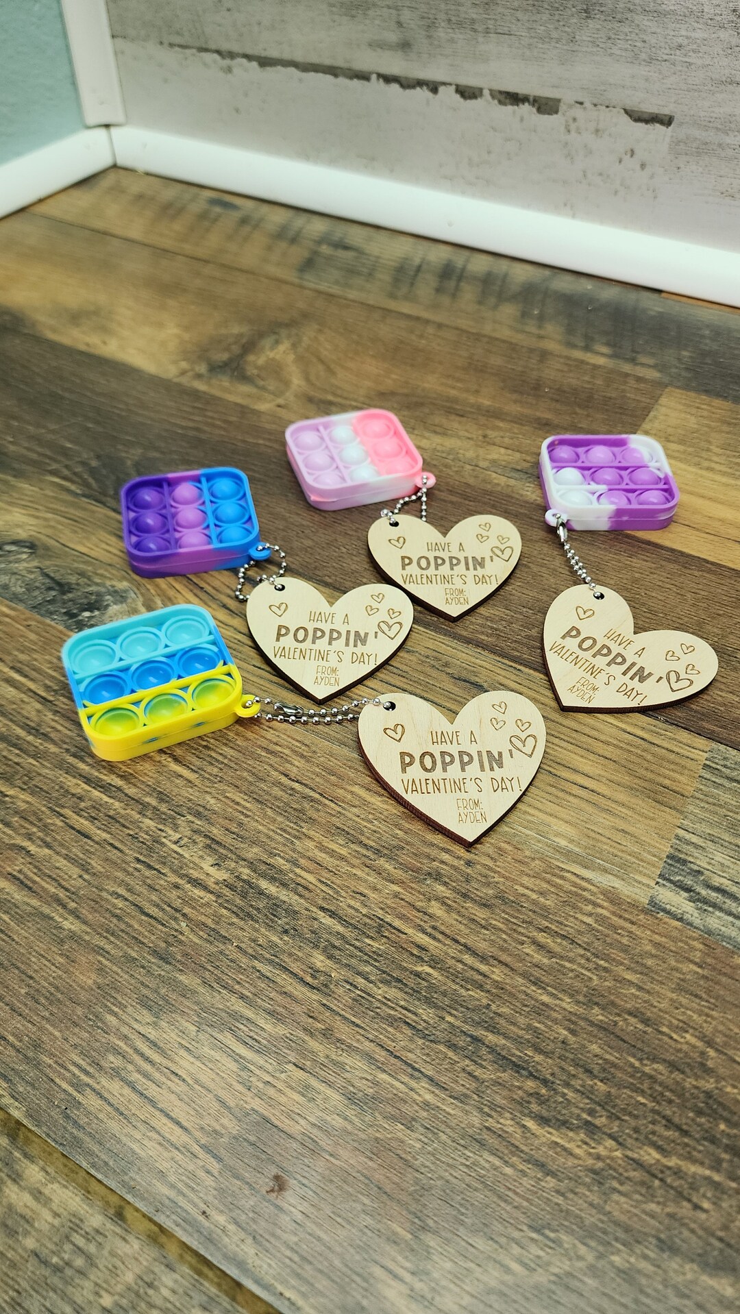 School Valentines | POP INCLUDED | Kid Valentines | Pop Valentines ...