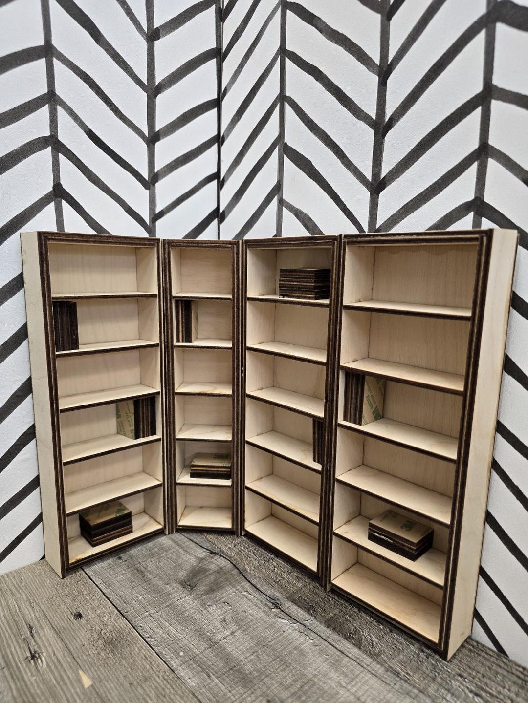 Mini Bookcase: Wood Booktok Bookshelf - Etsy