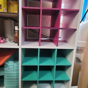 3x3 Cubby Organizer Insert: Unfinished MDF Cube Shelves - Etsy