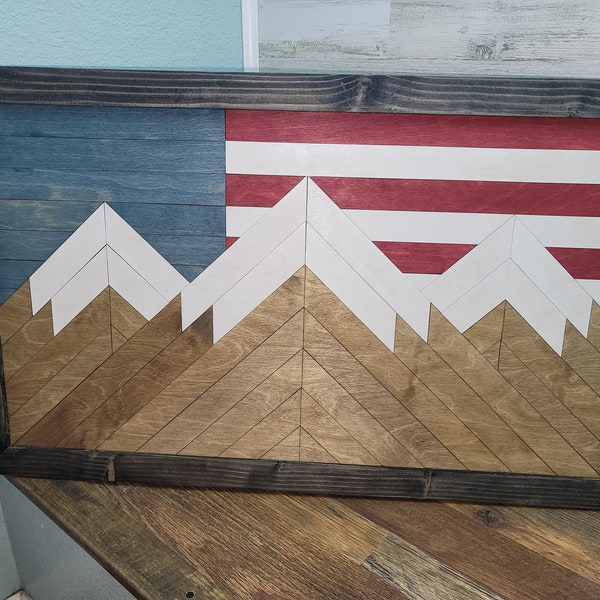 Barn Quilt Flag - Etsy