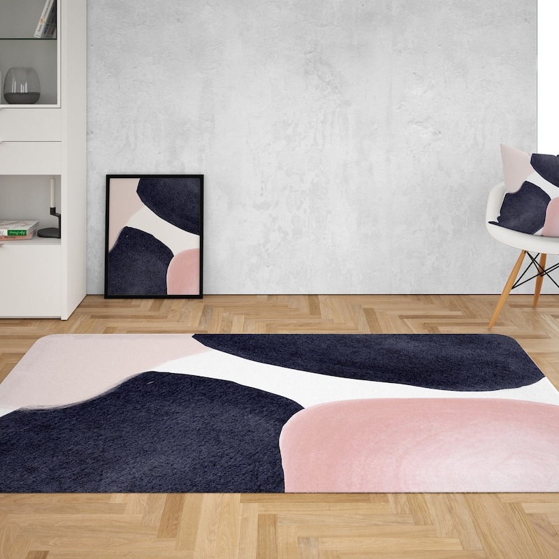 Modern Abstract Rug - Etsy