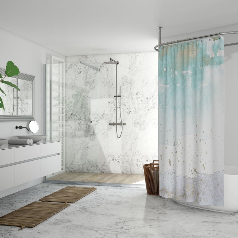 Turquoise Shower Curtains - Etsy