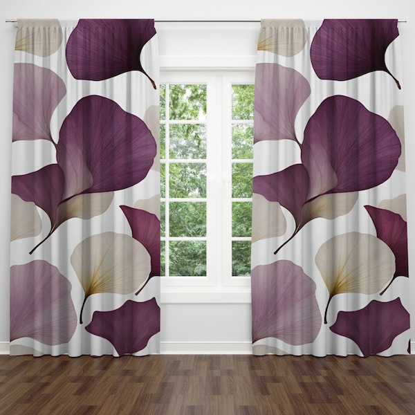 Gingko Curtains - Etsy