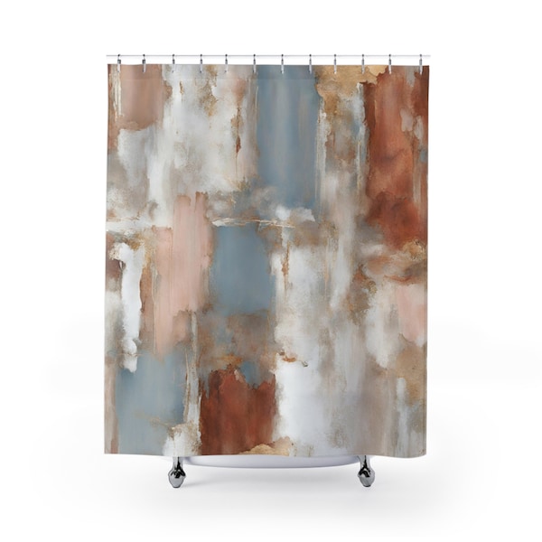 Rust Shower Curtain - Etsy