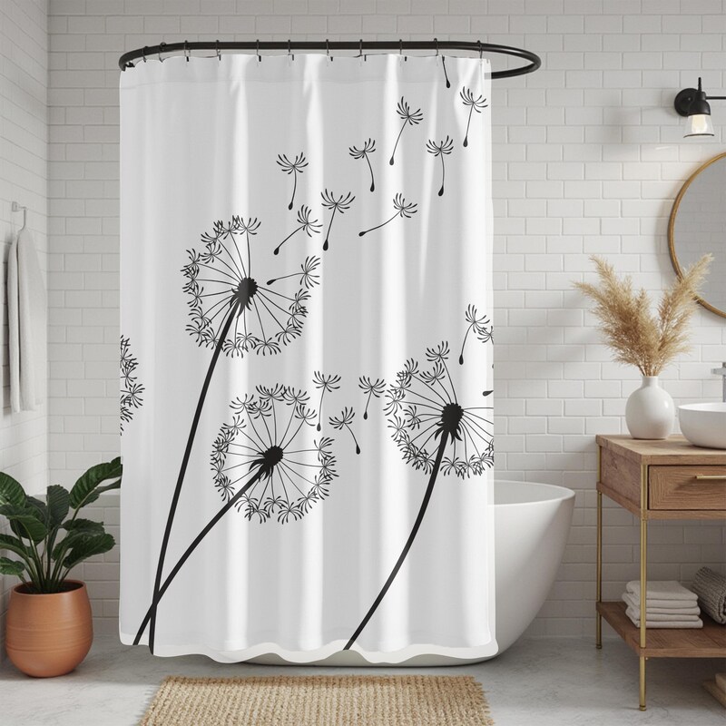Dandelion Curtain - Etsy