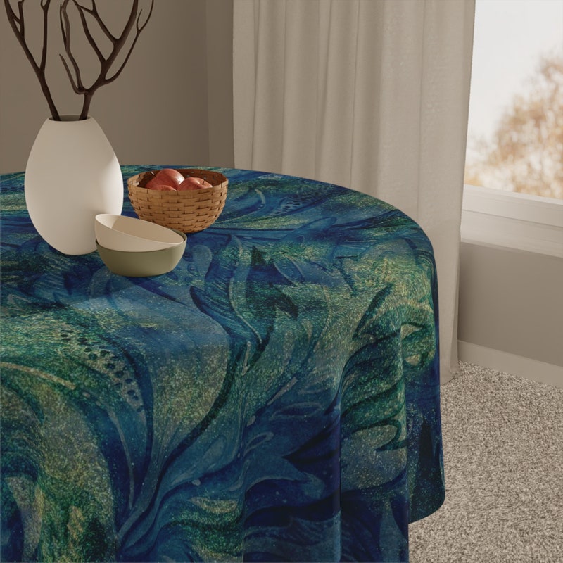 Royal Blue Table Cloth - Etsy