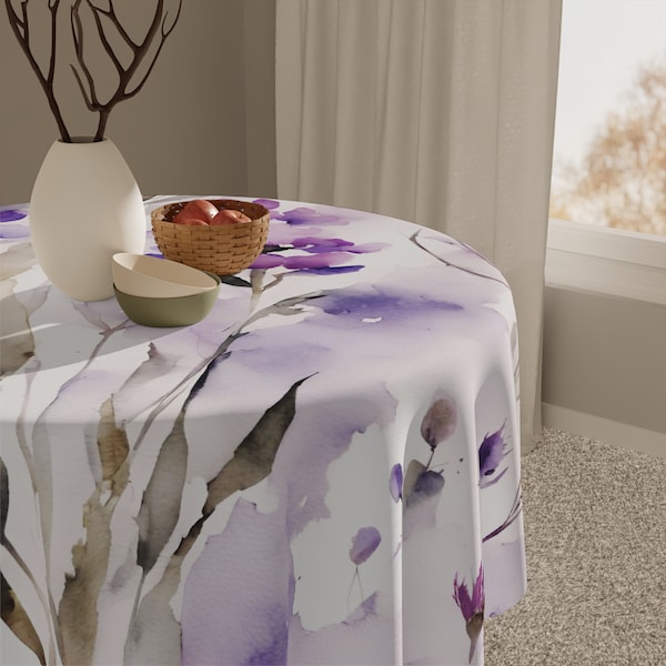 Purple Tablecloth - Etsy