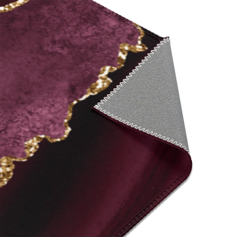 Boho Chic Area Rugs Wine Burgundy Purple Pink and Beige - Etsy