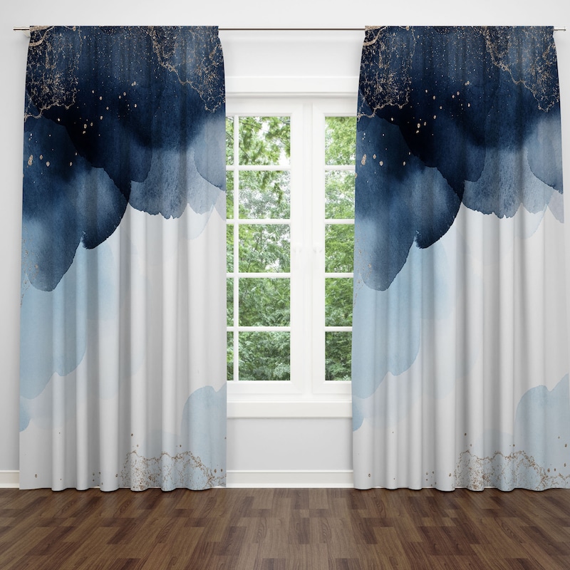 Royal Blue Curtains - Etsy