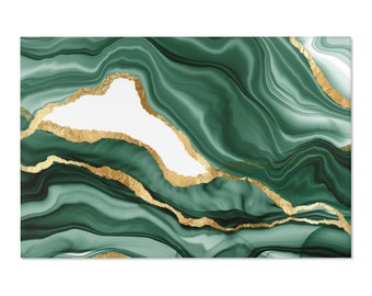 Green Gold White Rug - Etsy