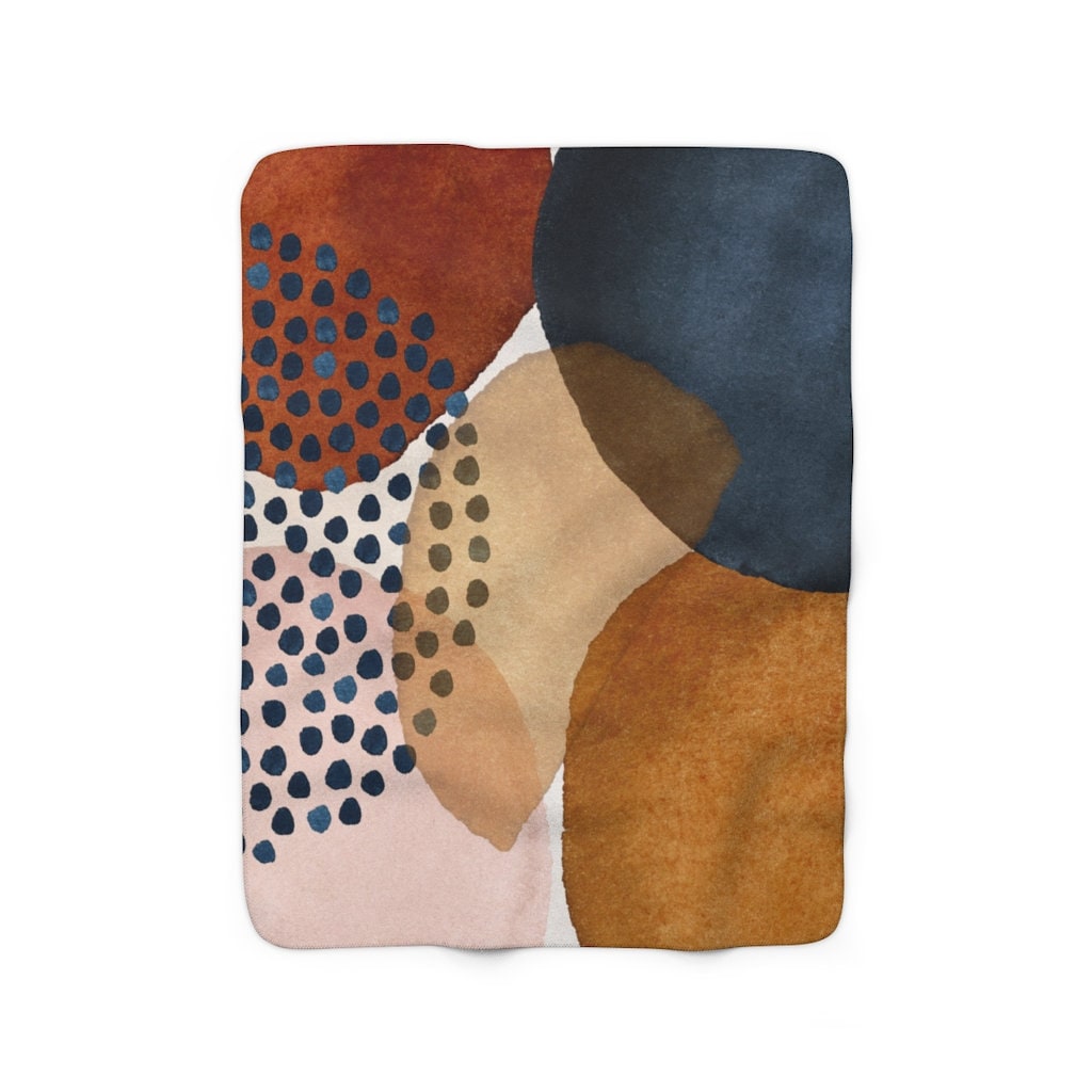 Home & Living Throws Cozy Comfy Blankets Living Room Bedroom Navy Blue ...