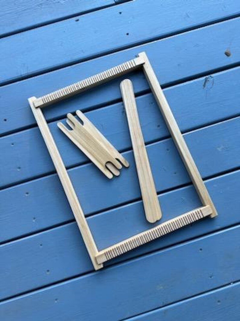 Hand Made Solid Wood Lap Loom - Tulip Tree Frame Loom, Weaving Loom - Etsy