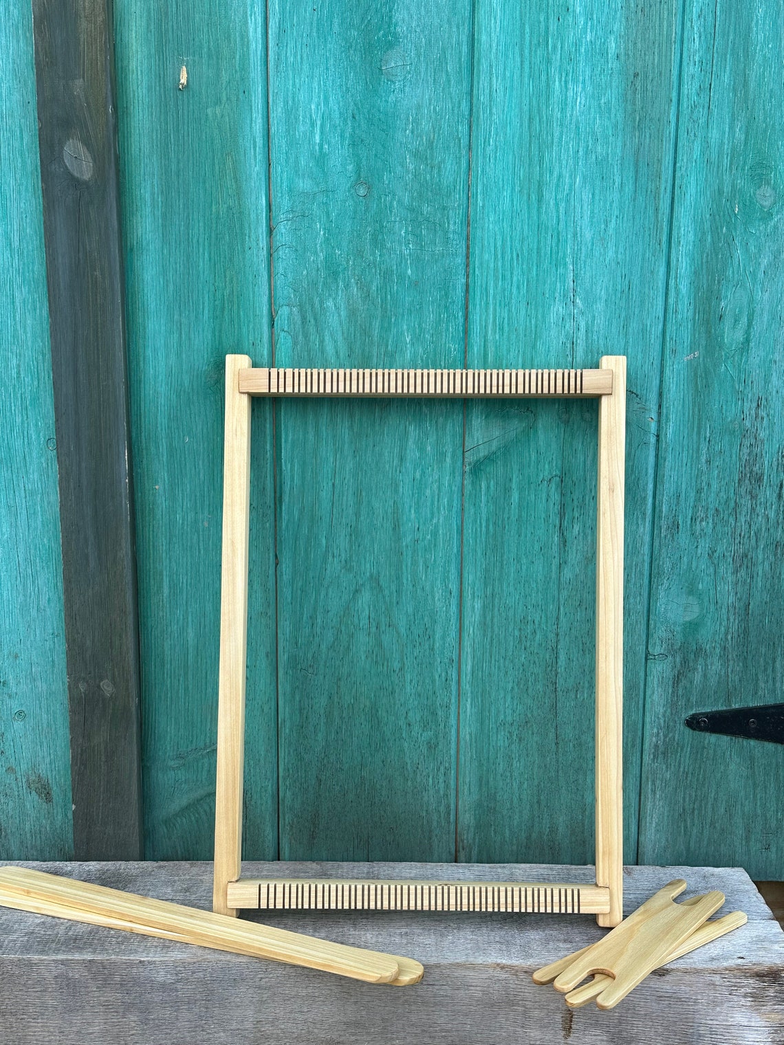 Hand Made Solid Wood Lap Loom - Tulip Tree Frame Loom, Weaving Loom - Etsy