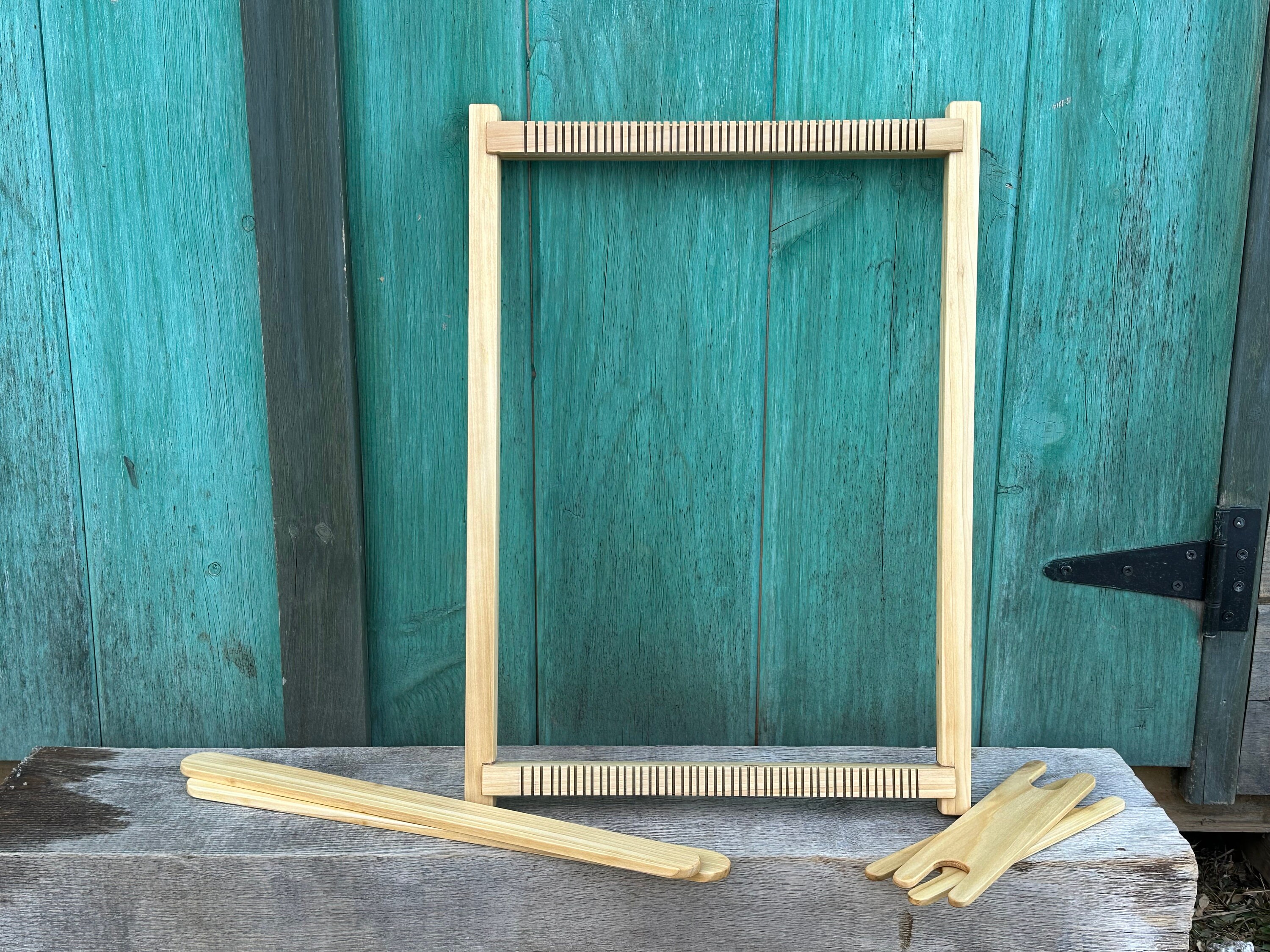 Hand Made Solid Wood Lap Loom - Tulip Tree Frame Loom, Weaving Loom - Etsy