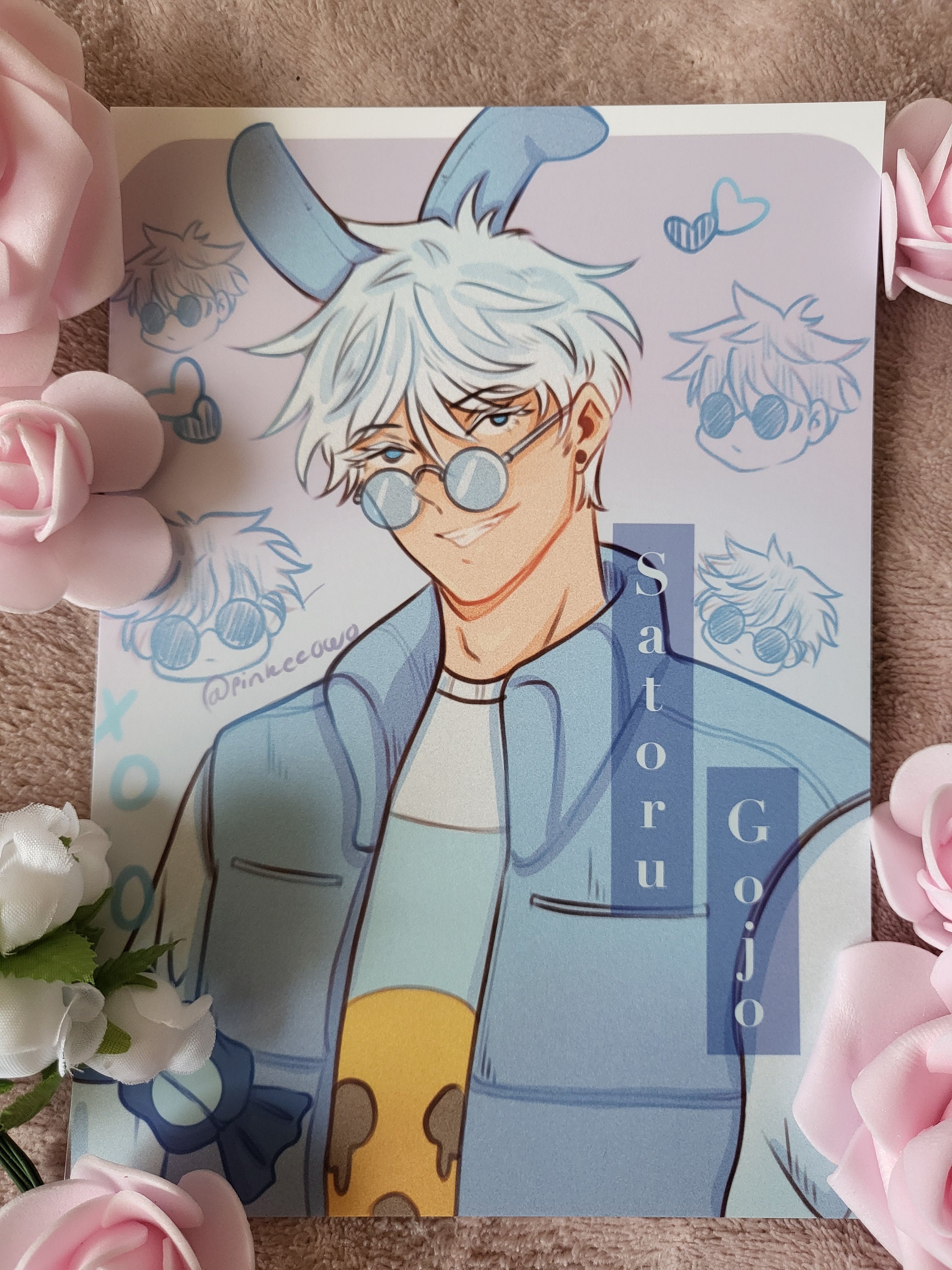 Gojo Satoru, Art Print, Anime, JJK - Etsy