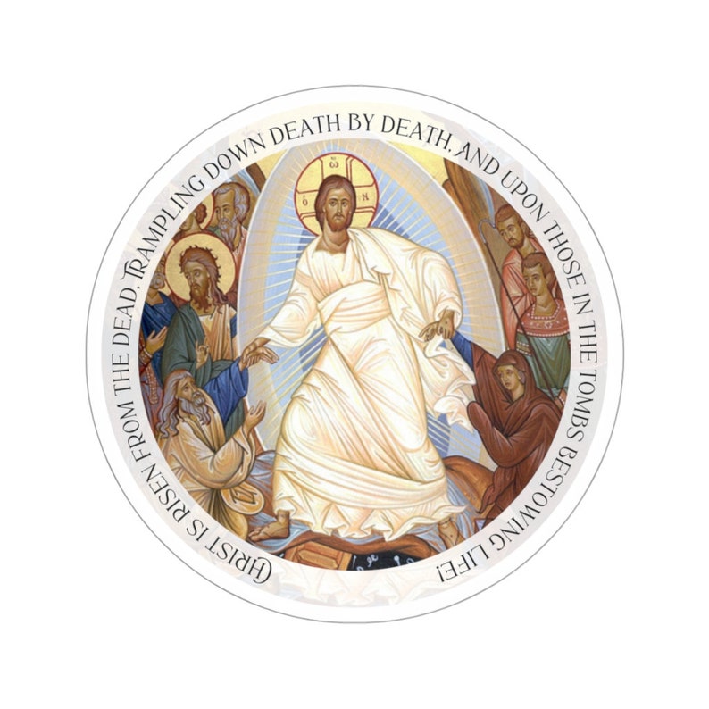 Resurrection of Christ 4 With Paschal Troparion Great and Holy Pascha ...