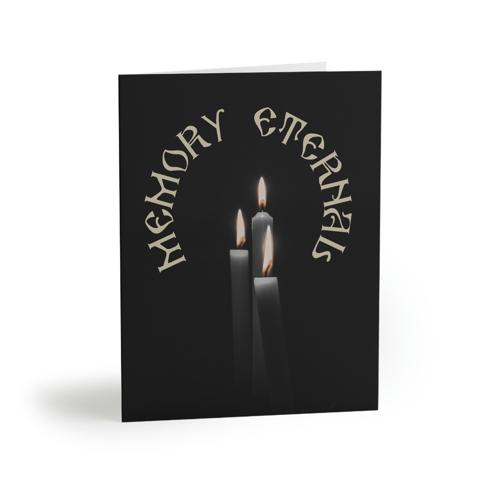 Memory Eternal Greeting Cards With Message 6 Orthodox Faith - Etsy