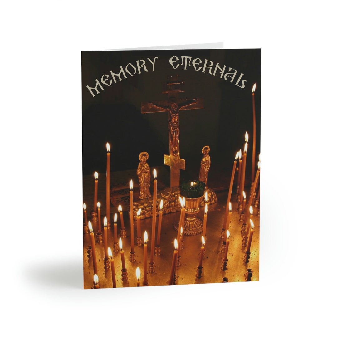Memory Eternal Greeting Cards With Message 4 | Orthodox Faith ...