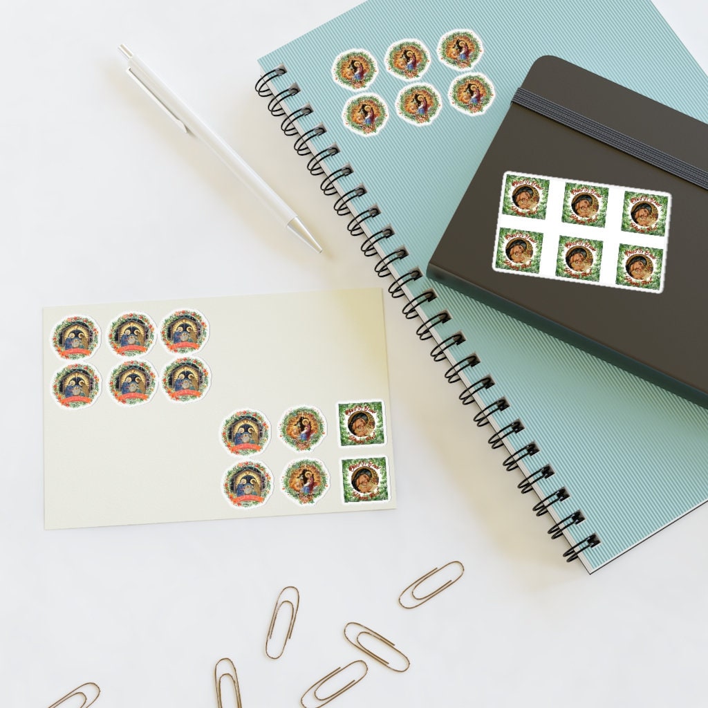 Christ is Born Happy Feast Sticker Sheet 1 Christmas Stickers Gift ...