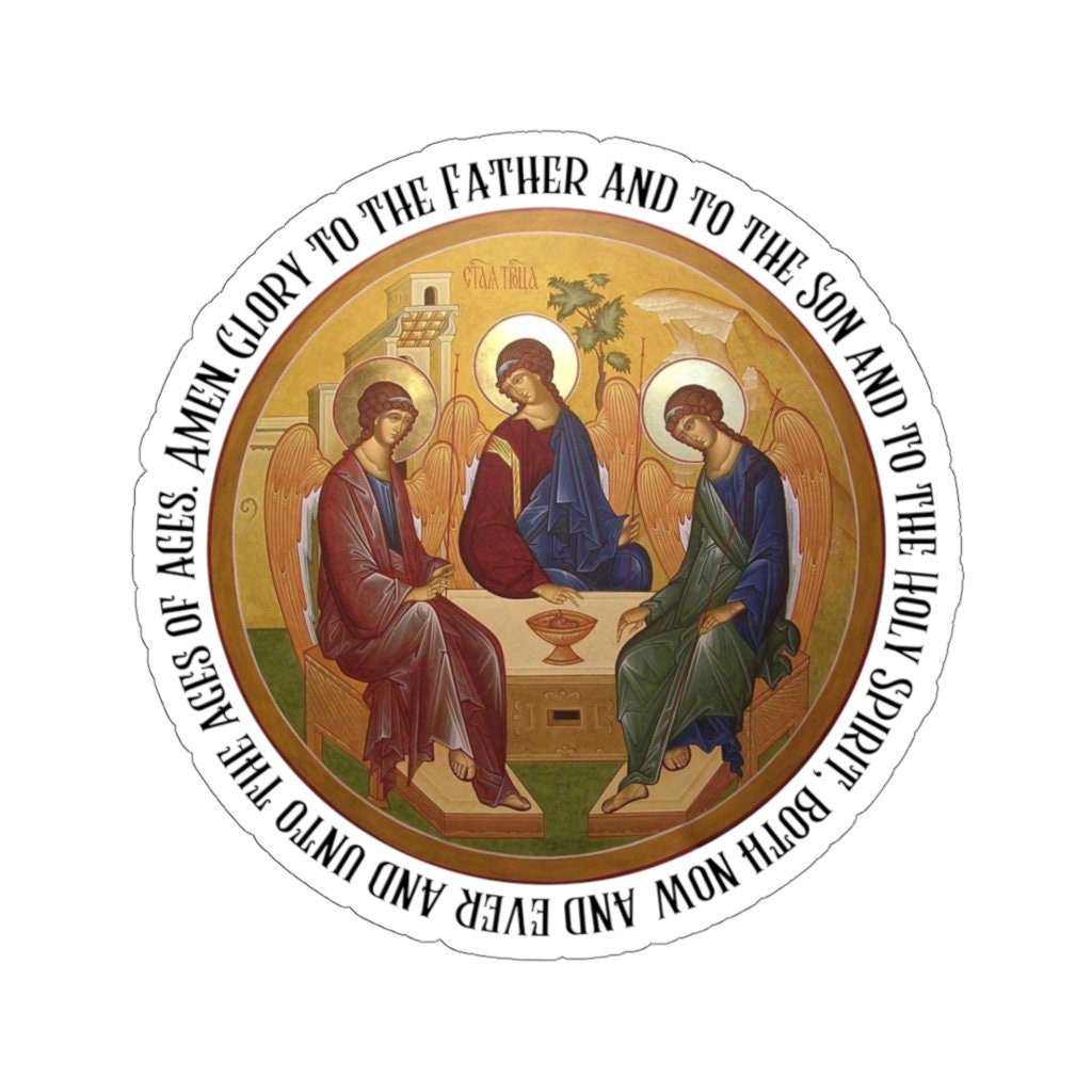 The Holy Trinity With Glory to the Father and to the Son and - Etsy