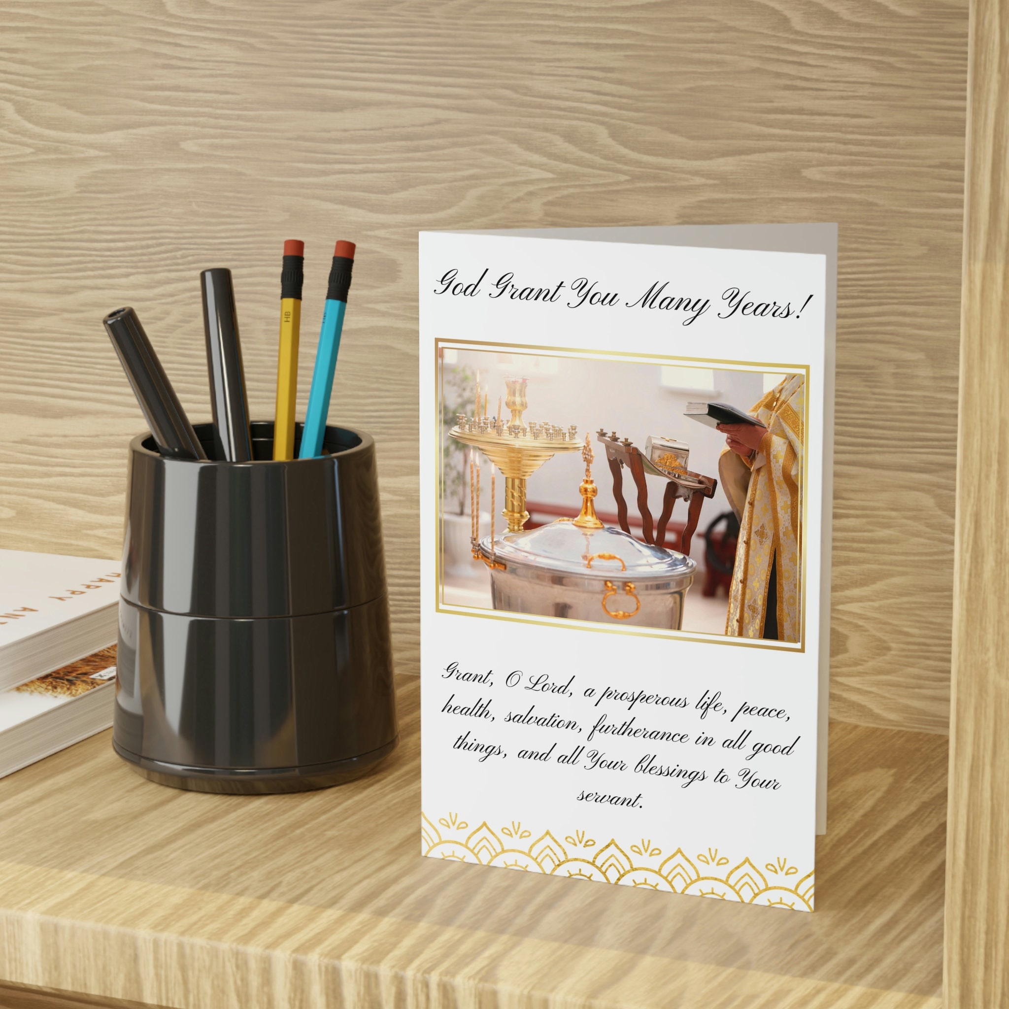 Orthodox Baptism Greetings Card | God Grant You Many Years! | Orthodox ...