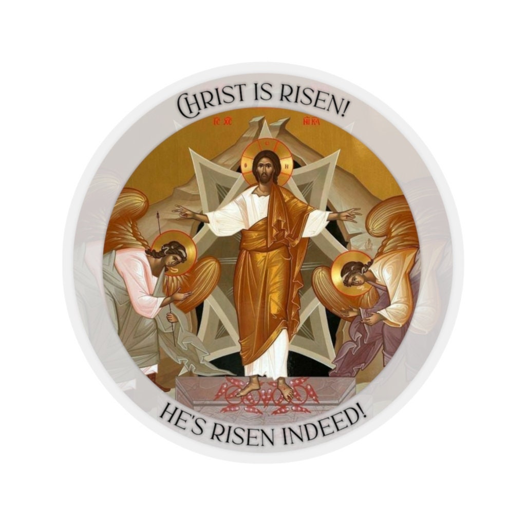 Resurrection of Christ 3 With Paschal Greeting Great and Holy Pascha ...