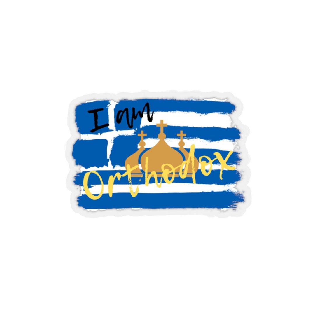 I Am Orthodox Sticker 3 | Orthodox Faith | Gift Idea | Christian Gift ...
