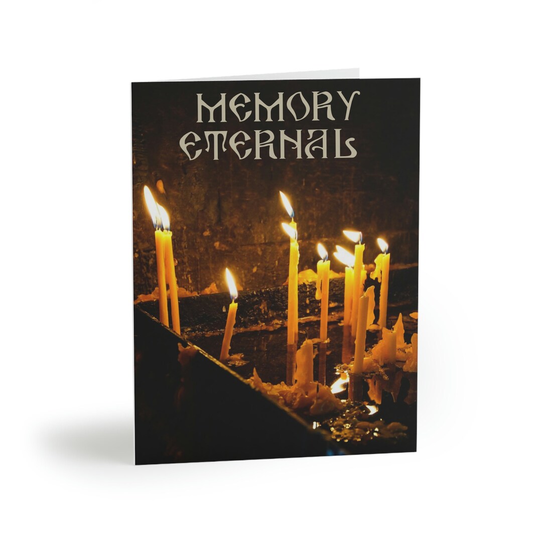 Memory Eternal Greeting Cards With Message 5 | Orthodox Faith ...