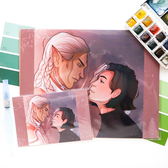 Kal and Aurora Aurora Rising Fanart Fanart Art Print | Etsy