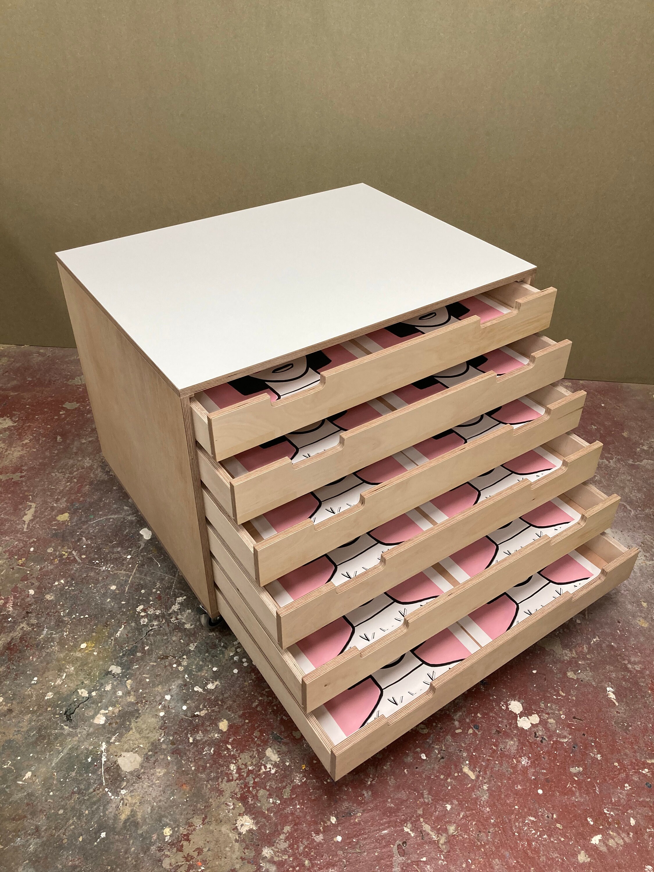 A1 Plan Chest 6 Drawers - Etsy UK