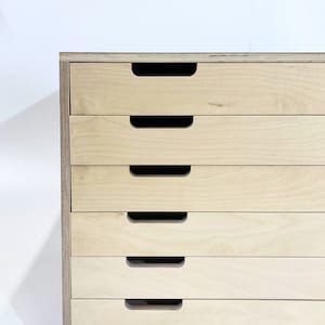 A1 Plan Chest 6 Drawers - Etsy UK