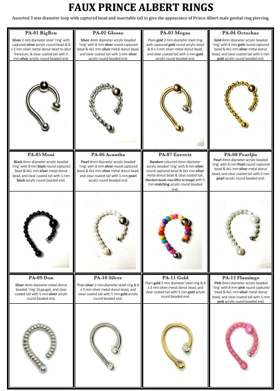 Faux Prince Albert Ring - Etsy Canada