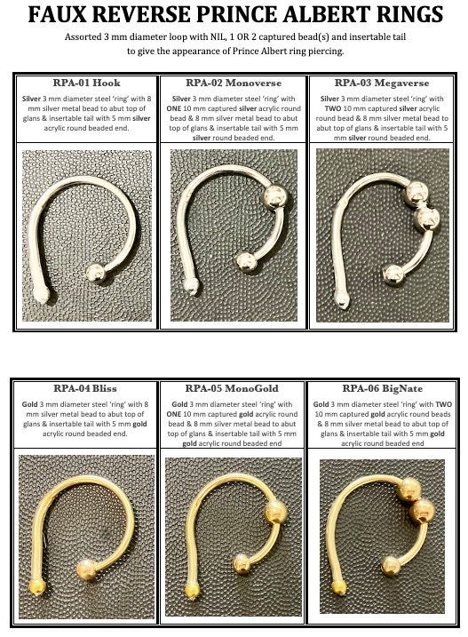 Faux Reverse Price Albert Ring - Etsy Canada
