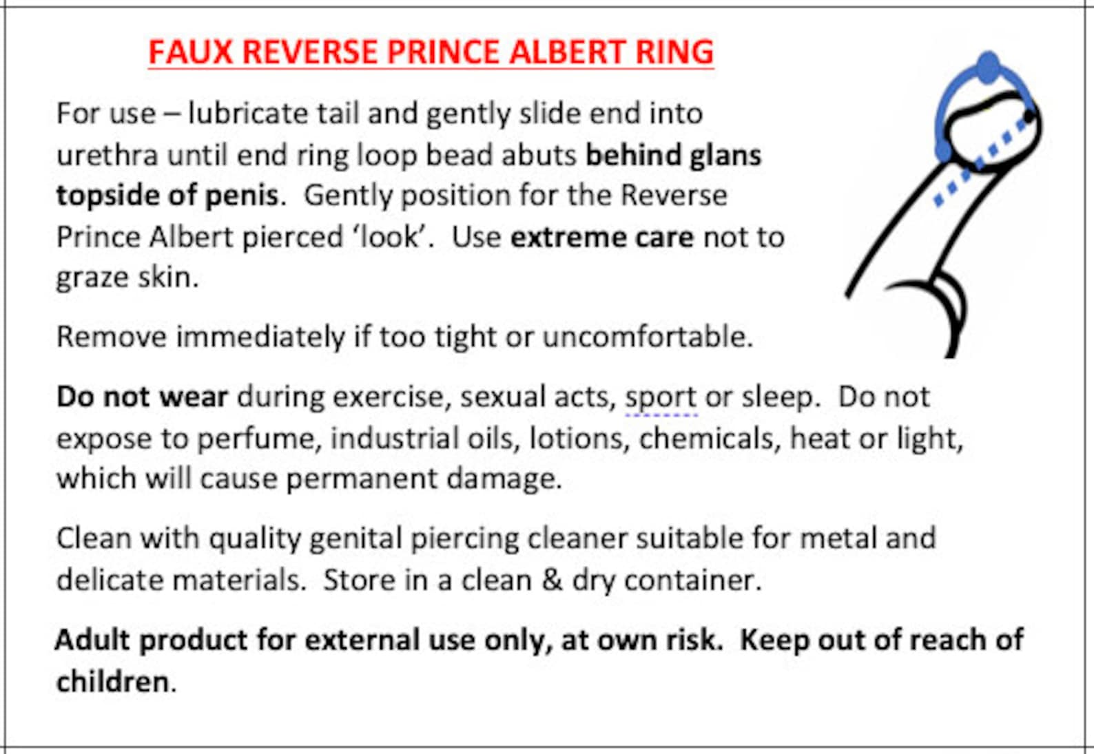 Faux Reverse Price Albert Ring - Etsy Canada