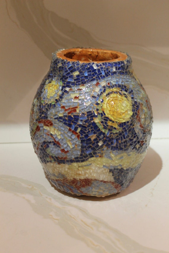 Hand cut glass design done in Mosaic. One of a kind hand | Etsy