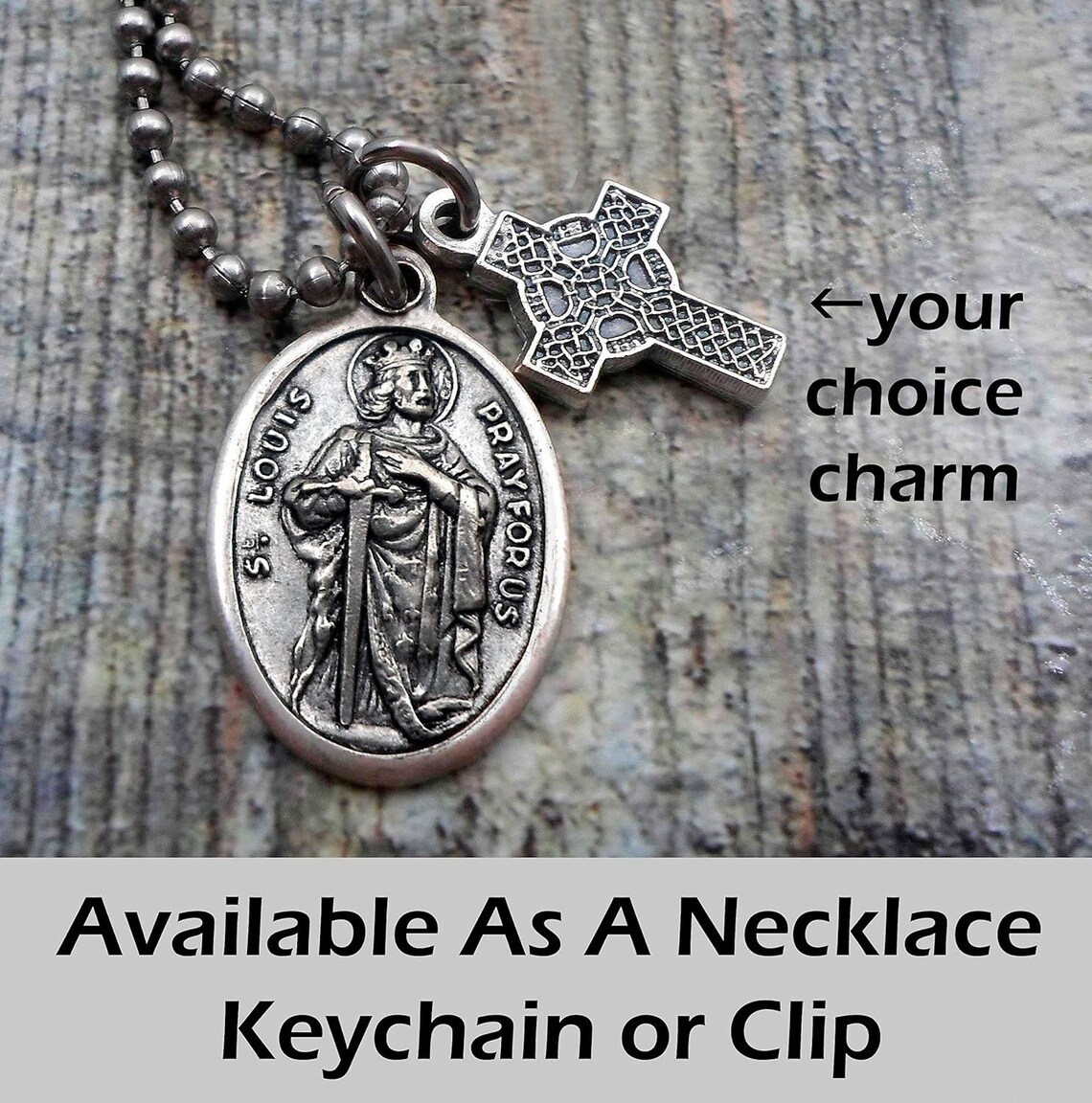 St Louis IX, King of France, Confirmation Gift, With Your Choice ...